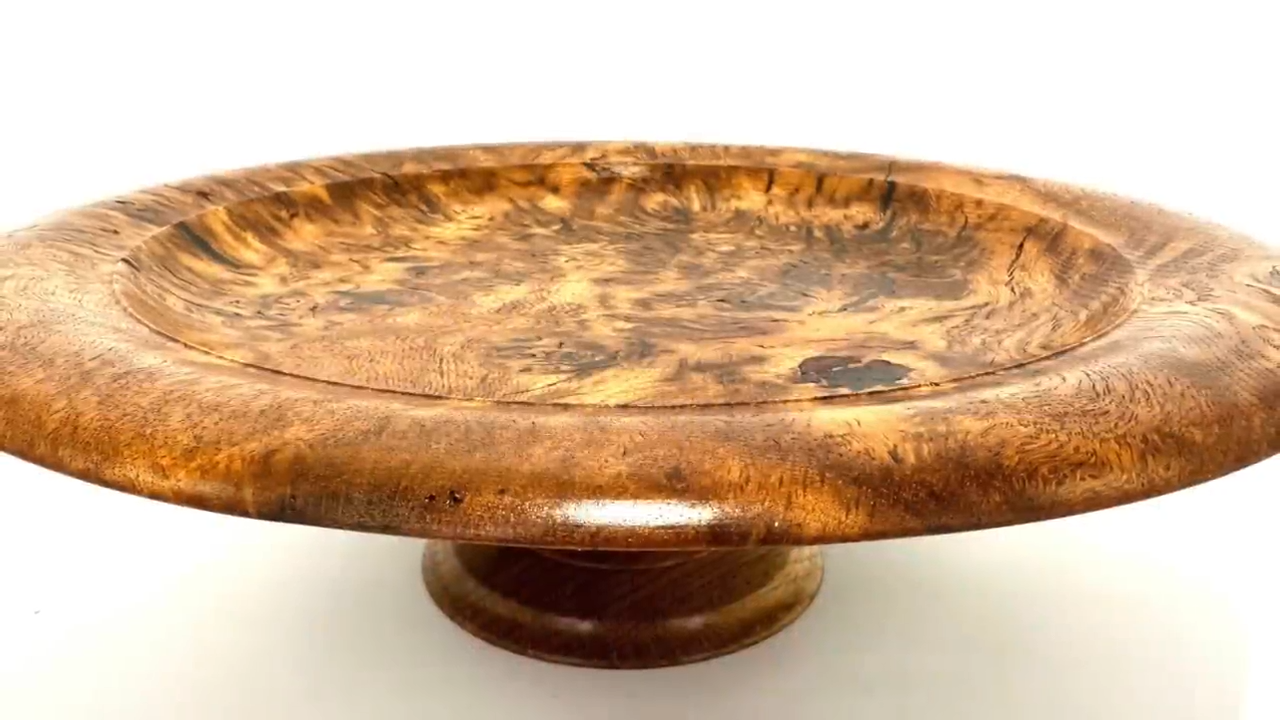 How simple oak becomes a beautiful platter