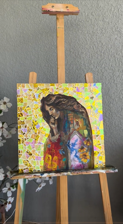 Stillness on canvas: Art as comfort through mosaic