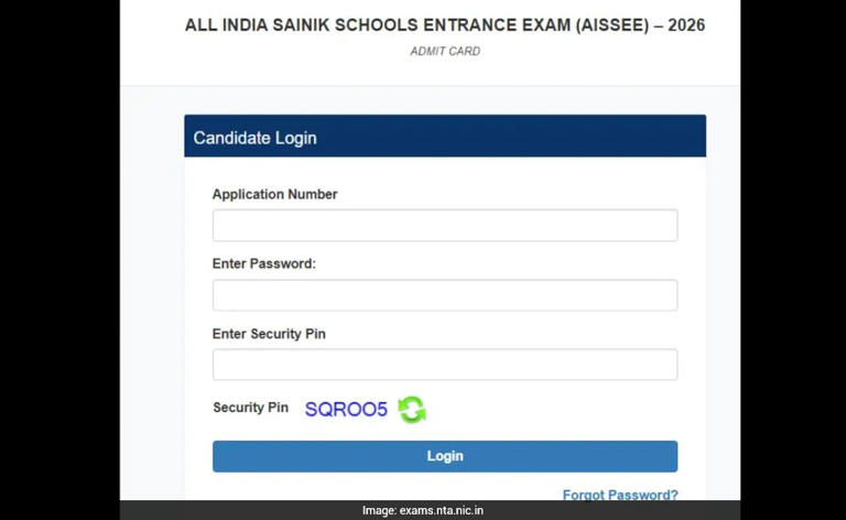 Sainik School entrance exam 2026 admit card out, direct link to ...