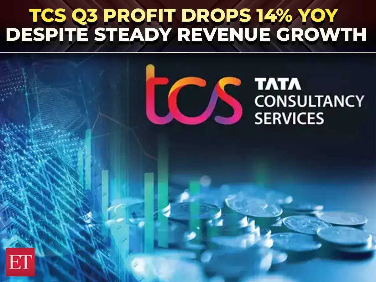 TCS Q3 results: IT major posts 14% YoY fall in profit to Rs 10,657 cr ...