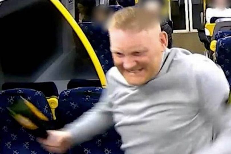 Drunk thug who 'relentlessly' attacked train passengers with glass ...