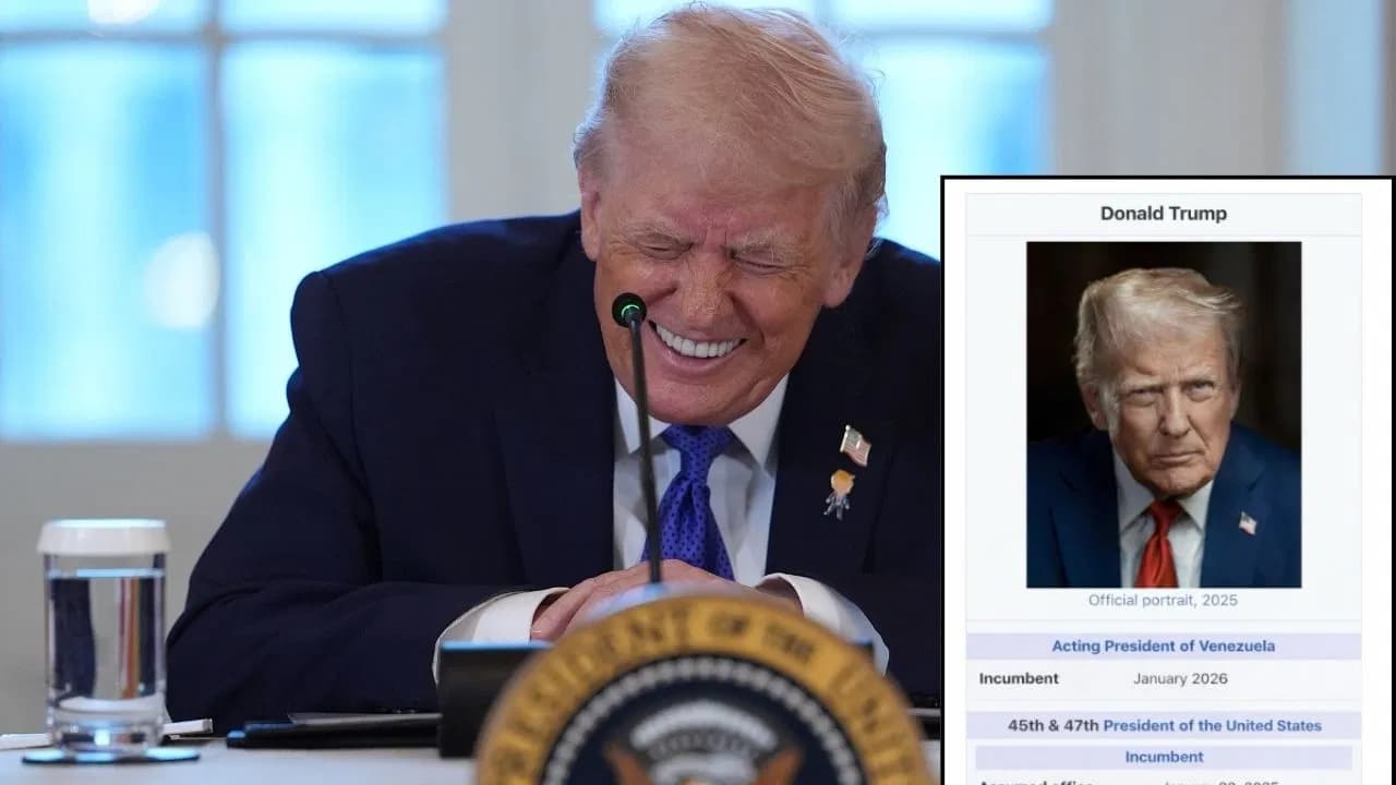 Trump viral photo: डोनाल्ड ट्रंप की यह तस्वीर क्यों हो रही है वायरल?