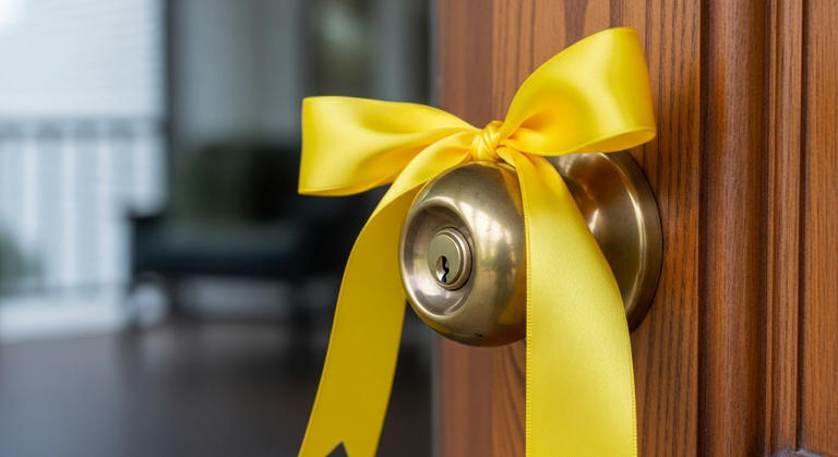 Por qué recomiendan colocar una cinta amarilla en la puerta de entrada ...