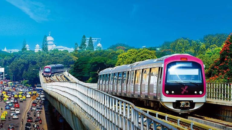 Bengaluru Namma Metro Pink Line: BEML train trial runs progress on ...