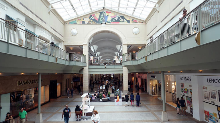 Atlanta's large, upscale shopping center is full of premier retailers ...