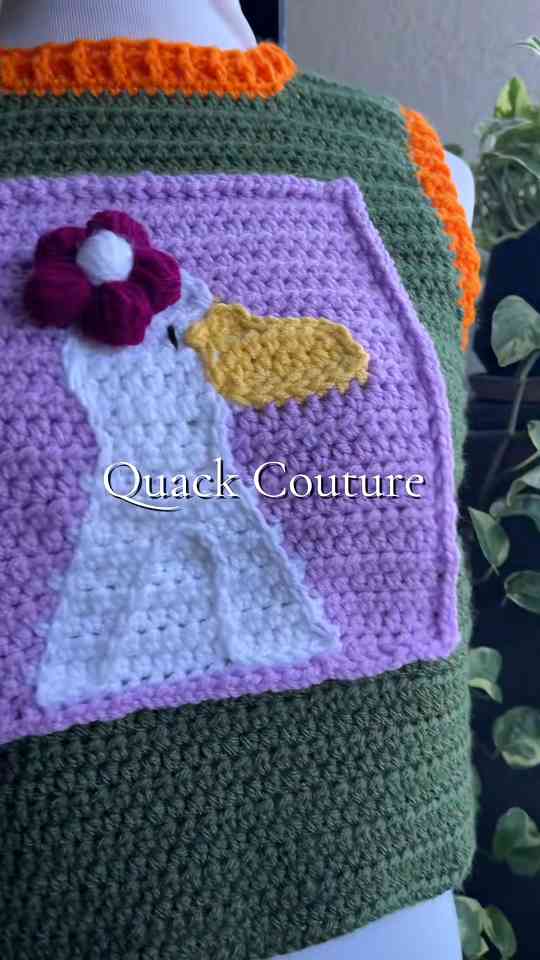 Crochet vest inspiration and throwback creations