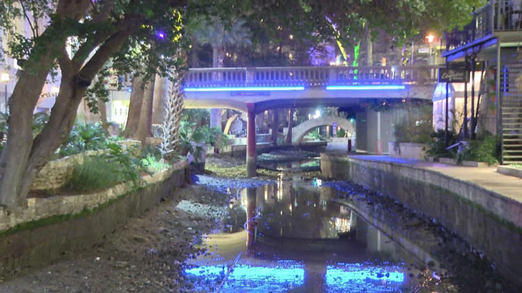 River Walk drained for routine cleanup, inspections in downtown San Antonio