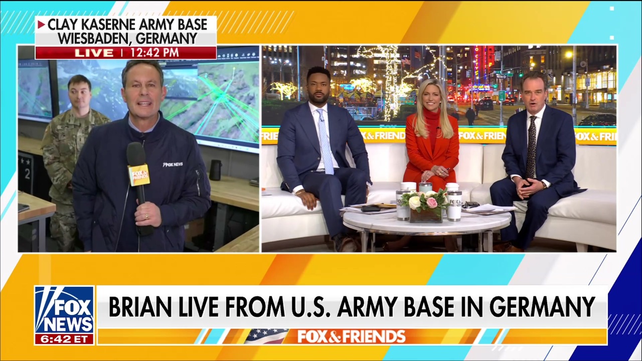 Brian Kilmeade highlights advancements at US military base in Germany
