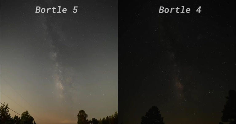 Photographer captured Milky Way under every light pollution level — and ...