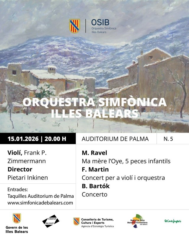 La Orquesta Sinfónica de Baleares actuará este jueves con el violinista ...