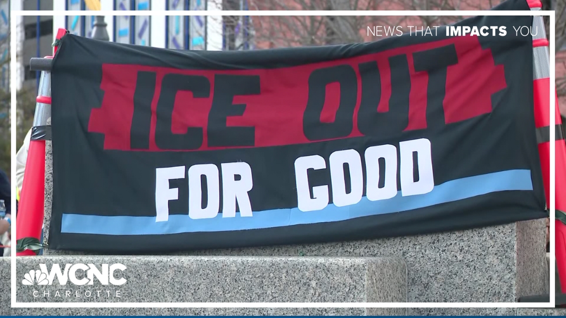 Hundreds rally in Uptown Charlotte after deadly ICE shooting in Minnesota