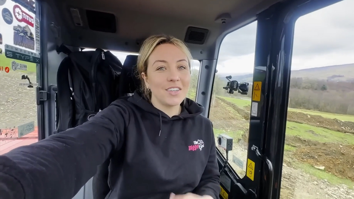 Digging a long trench on the first day of spring