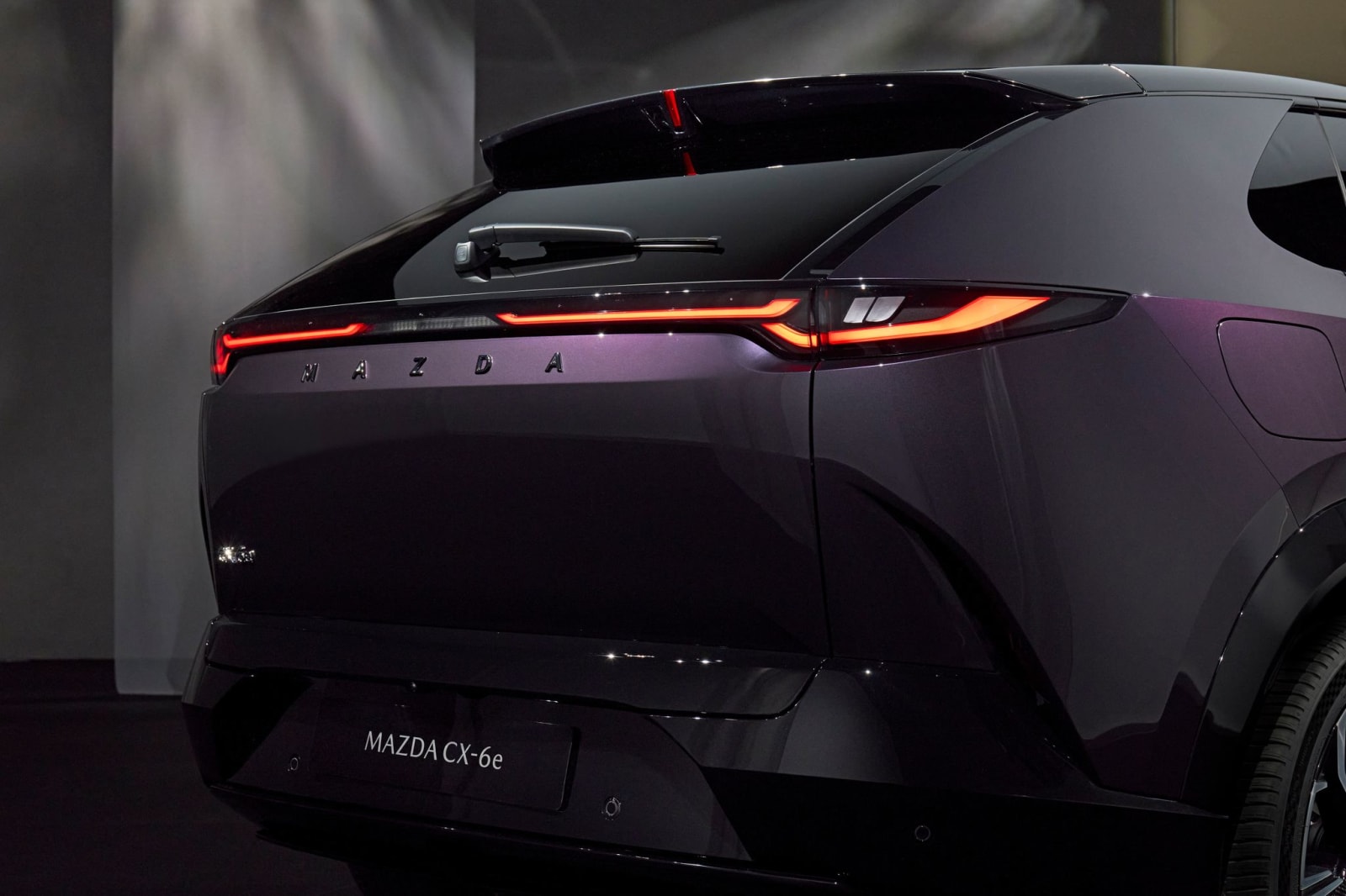 Mazda takes covers off CX-6e electric SUV at Brussels Motor Show