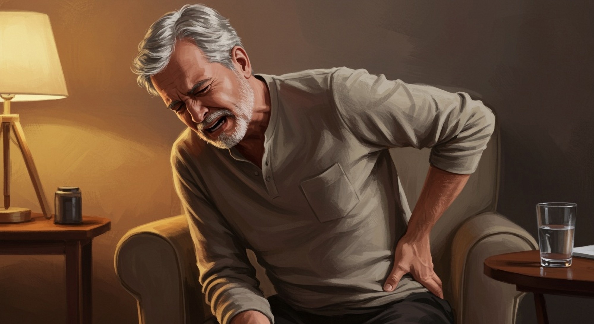 Chronic back pain predicts poor sleep in older men