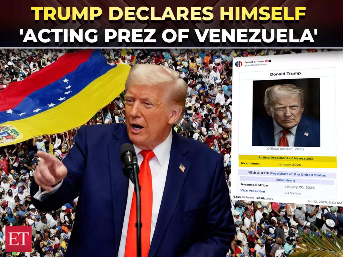 I'm acting prez of Venezuela!: Trump stuns world with shocking claim ...