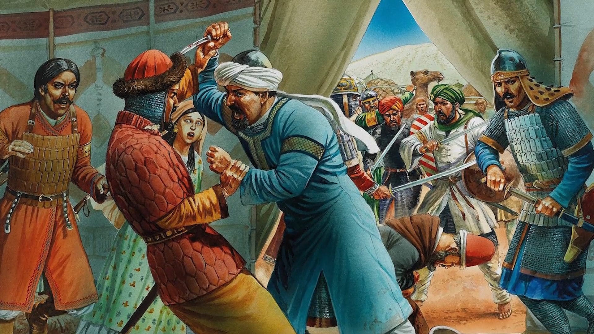 He controlled 60,000 from a mountain fortress