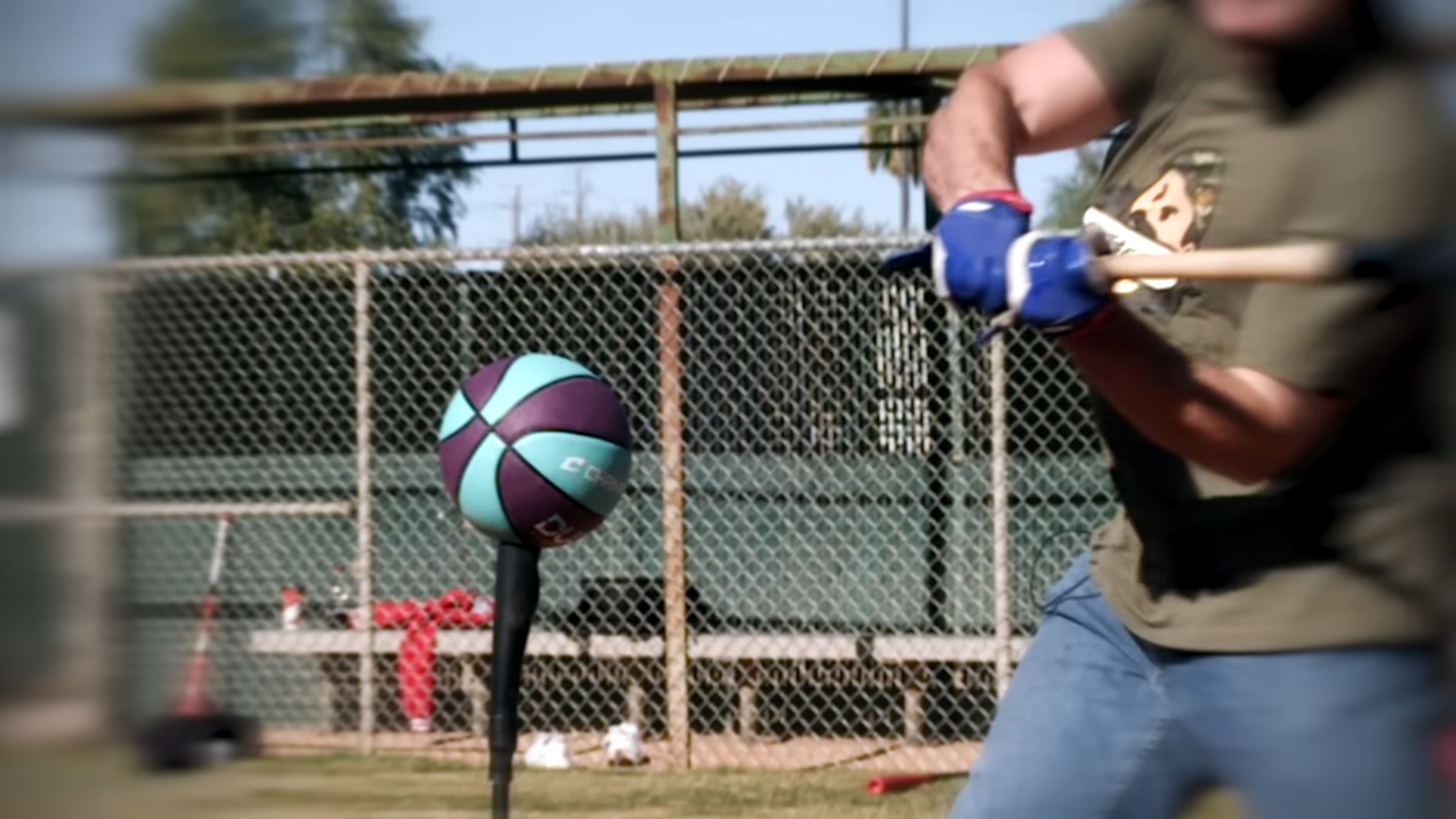 Which sports balls can we hit the furthest?