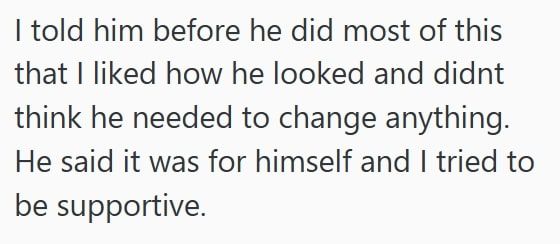 A wife admits she struggles with attraction after her husband changes ...