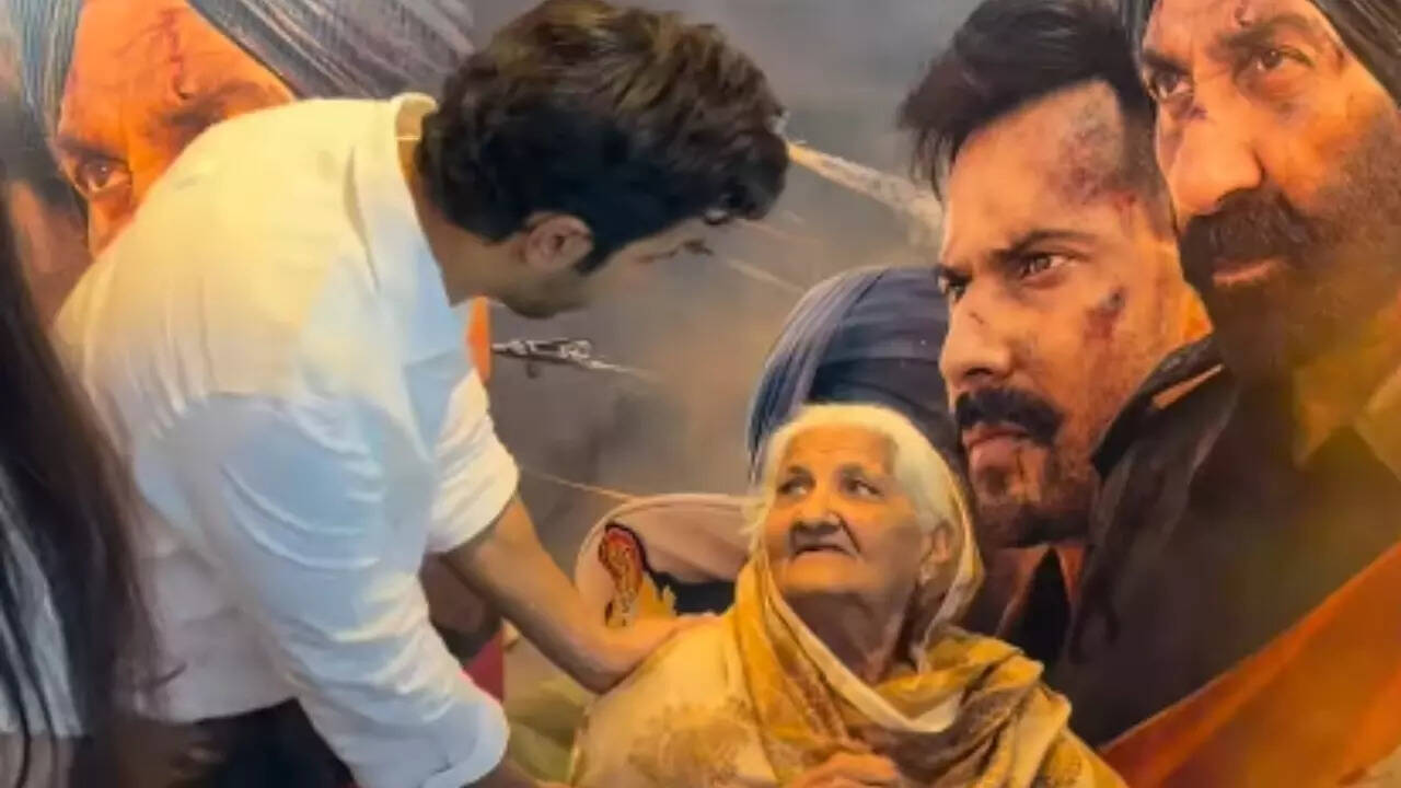 Watch video: Varun Dhawan gets heartwarming blessings from Param Vir ...