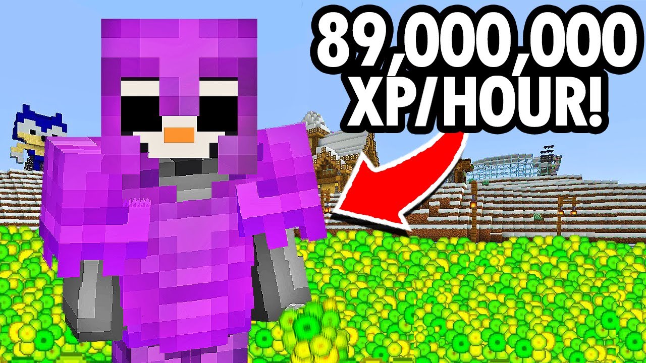 Built the world’s fastest XP farm in hardcore Minecraft