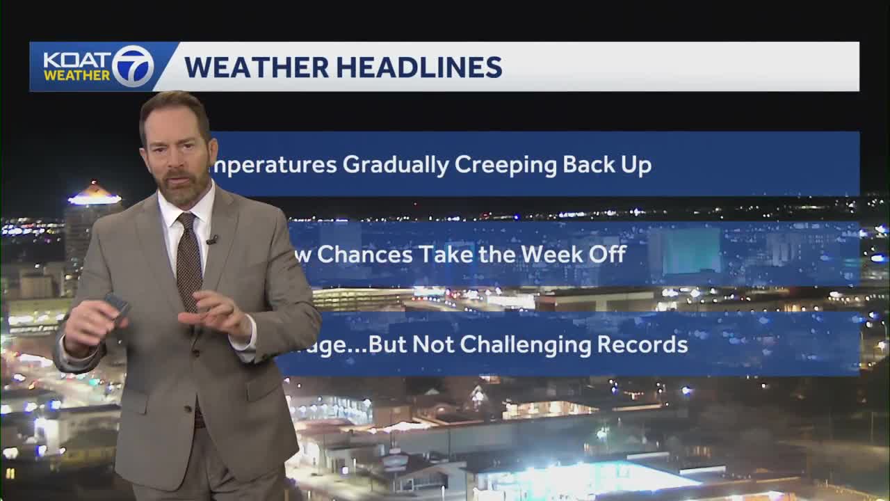 Cold and frosty morning gives way to a slightly milder afternoon