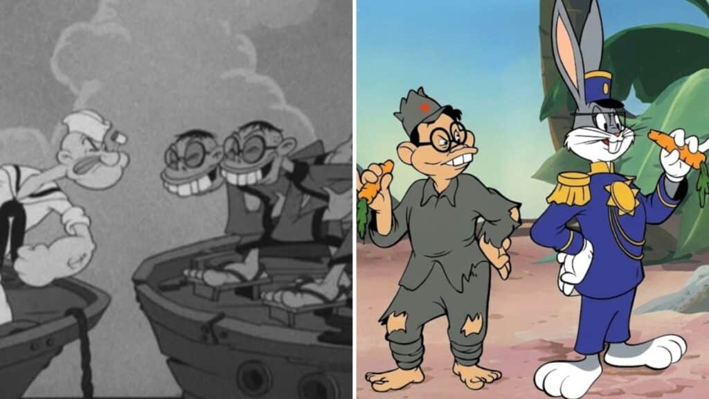 Cartoons that were fine then, not now