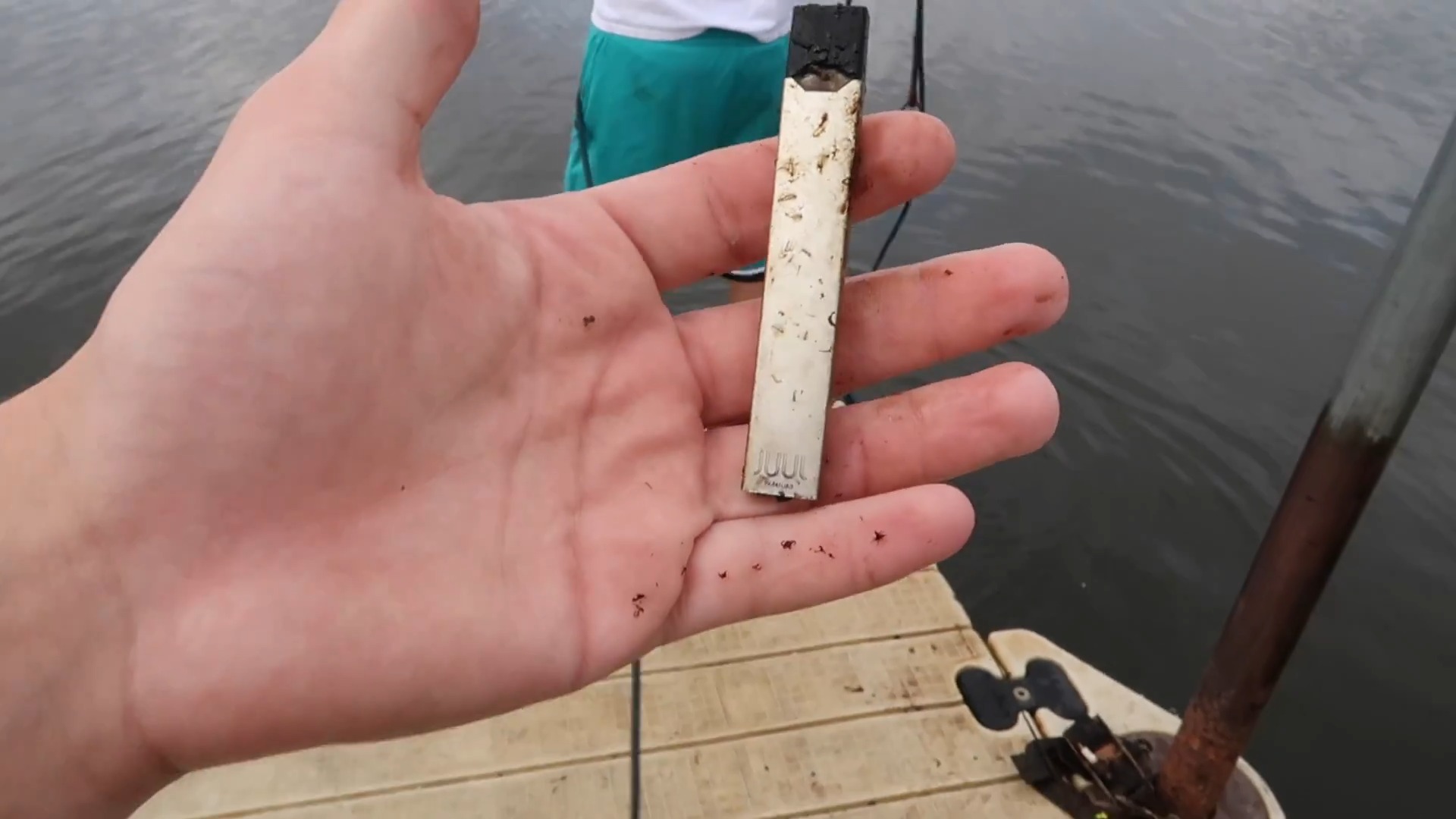 This was the last place I expected - magnet fishing at a boat ramp