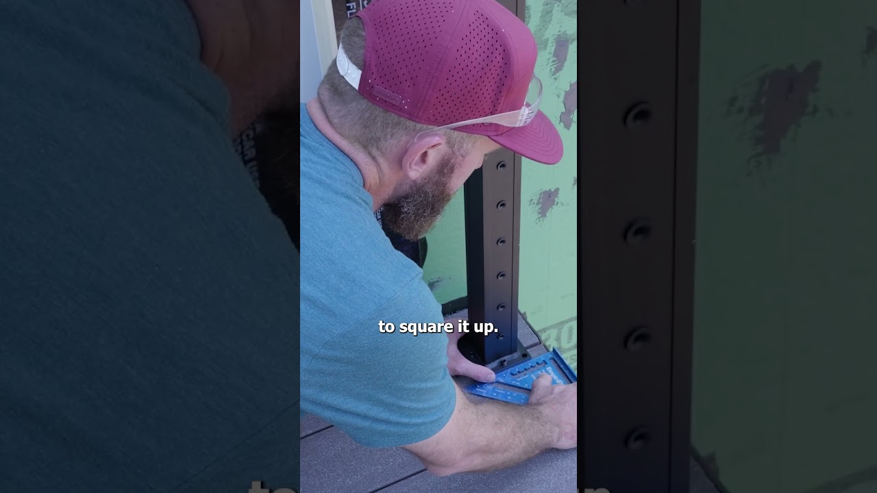 Black on black on lit deck cable railing