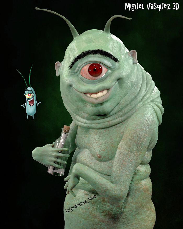 9 realistic depictions of iconic cartoon characters in real life