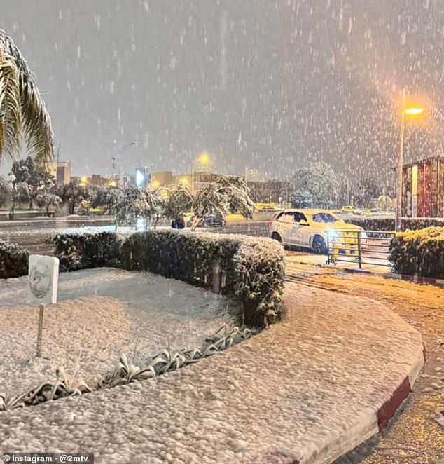 African country sees snow for the first time in 25 years