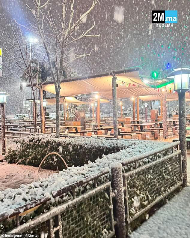 African country sees snow for the first time in 25 years