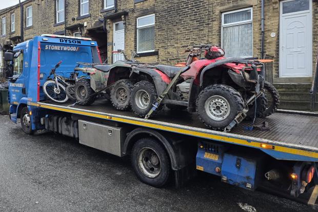 Police seize 14 bikes and drugs in operation carried out on Bradford street