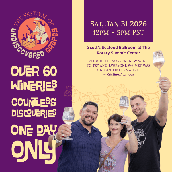 Sip the unexpected at the Festival of Undiscovered Grapes