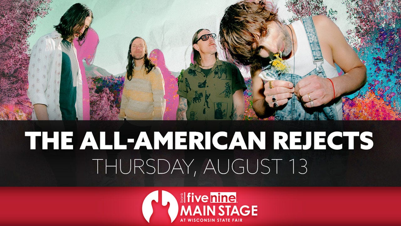 Wisconsin State Fair; The All-American Rejects take main stage on Aug. 13