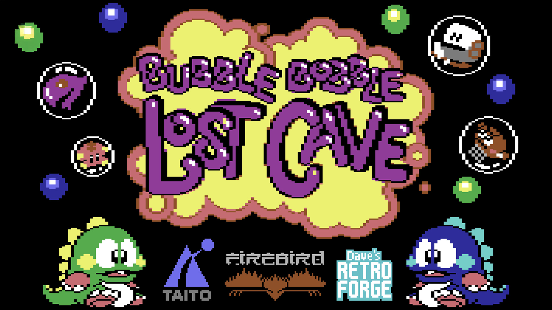 Bubble Bobble: Lost Cave arriva su Commodore 64 dopo 39 anni