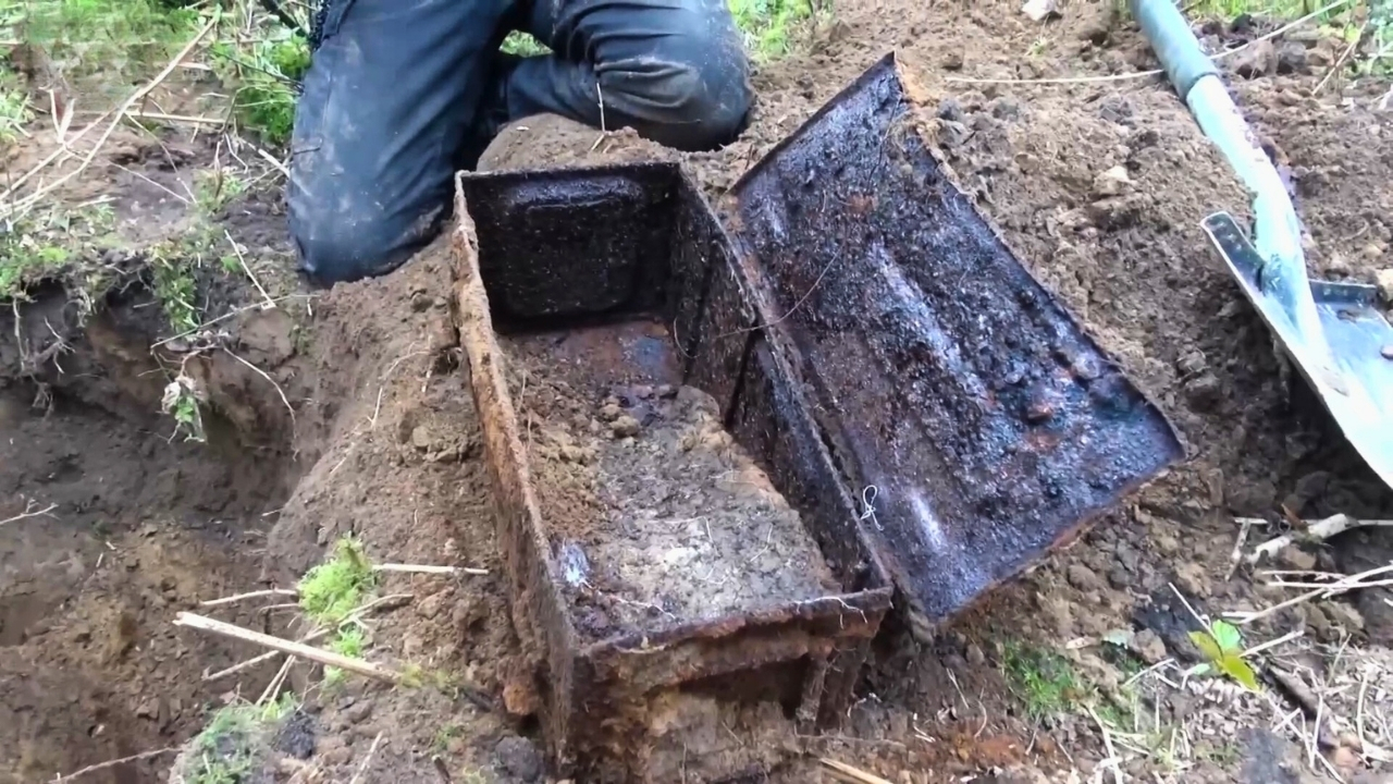 Unearthing lost WWII supply crates hidden beneath the ground