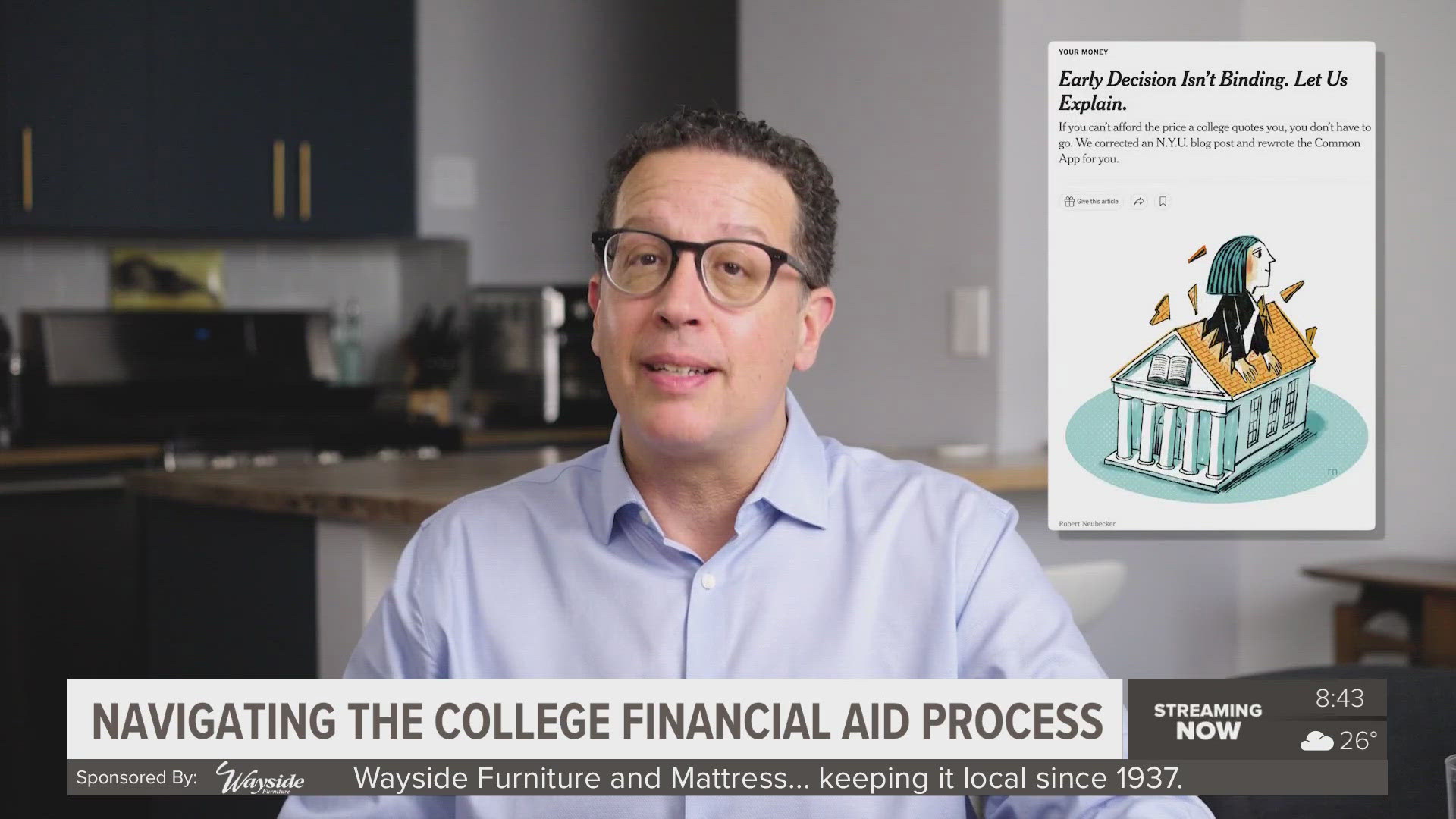 Navigating the college financial aid process: Journalist Ron Lieber ...