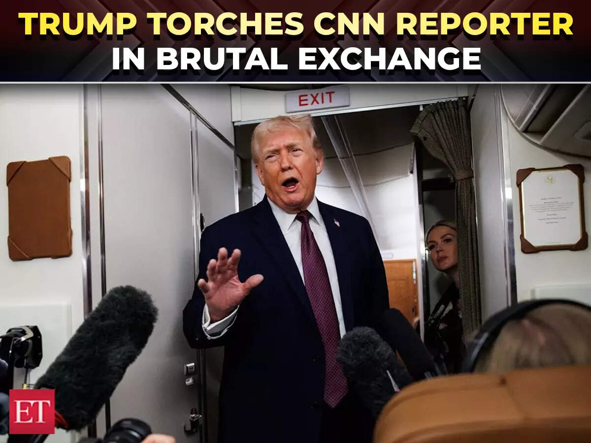 'You're with fake news…': Trump humiliates CNN reporter after 'stupid ...