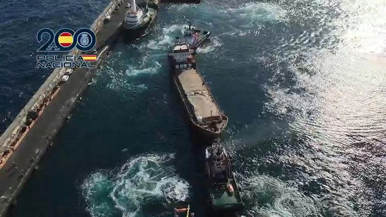 Spanish police seize record 10 tons of cocaine hidden in cargo of salt