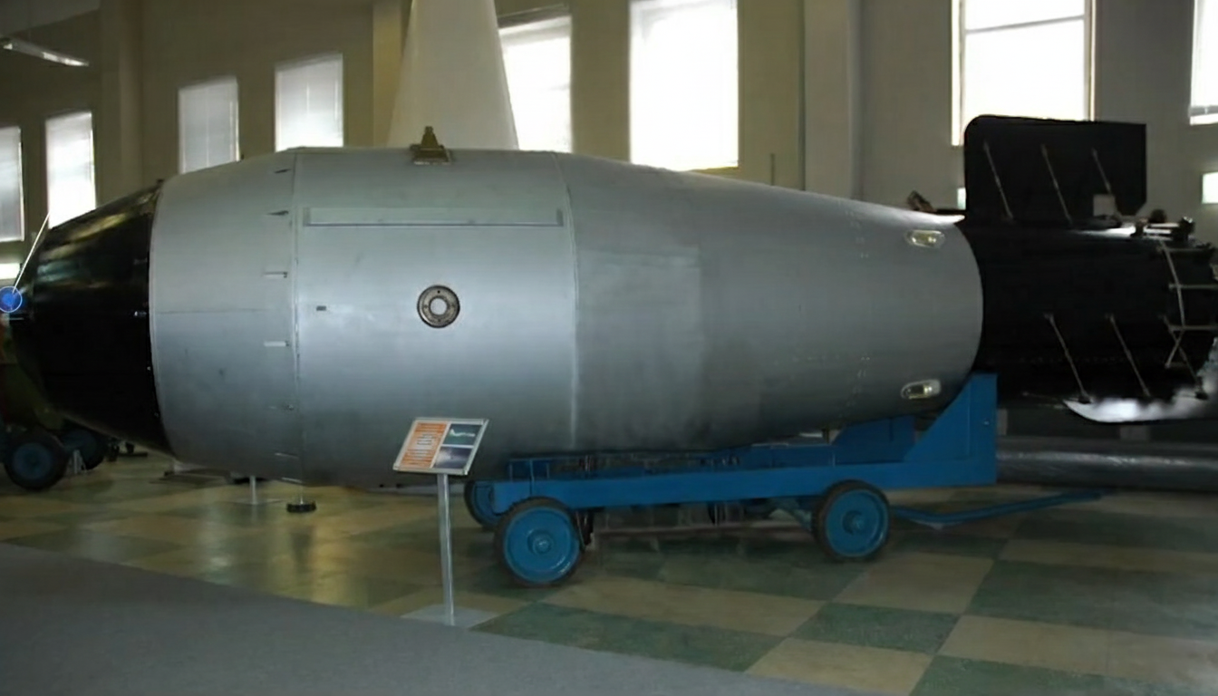 This bomb was too big to carry inside a plane - then it was detonated