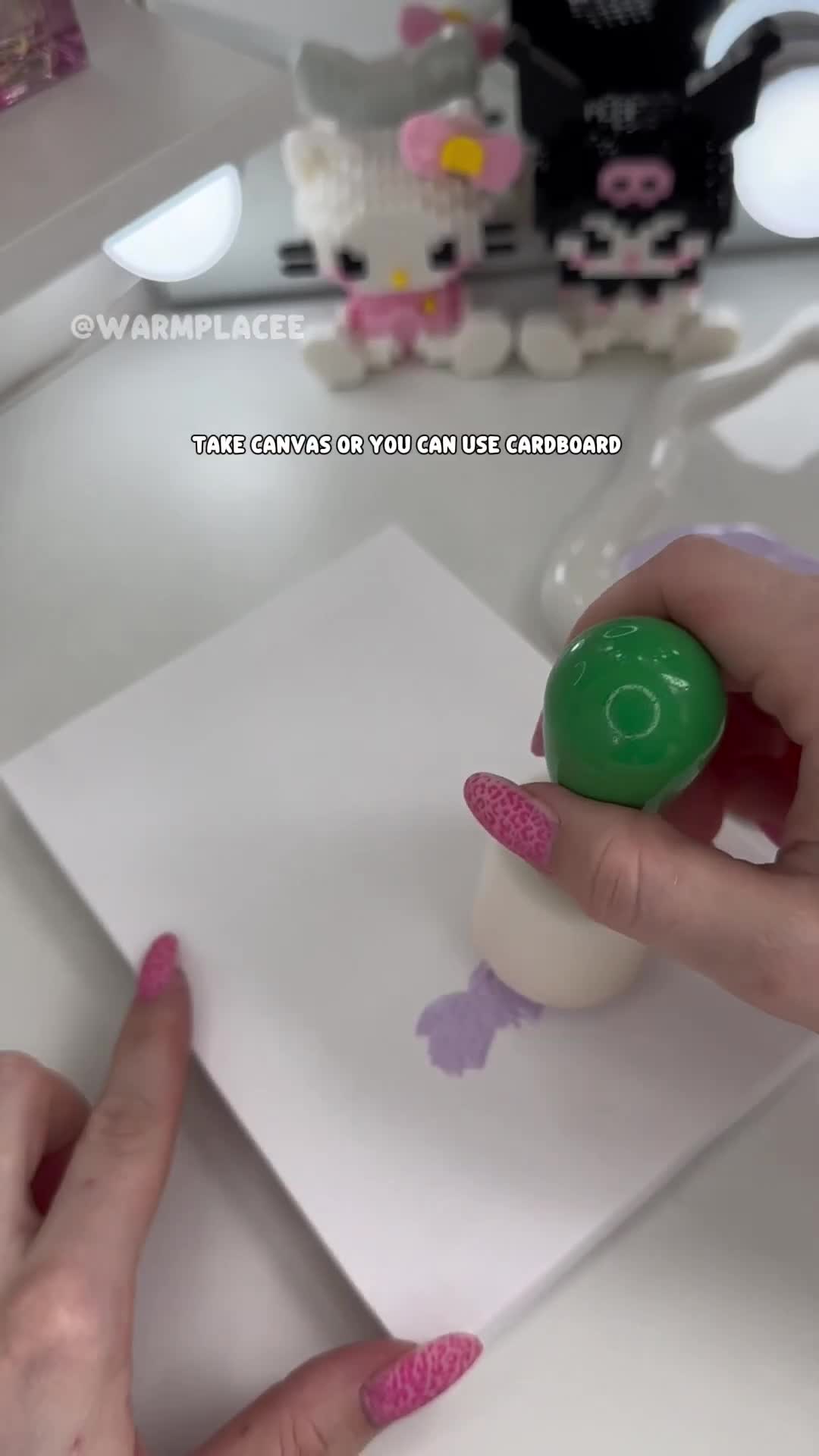 Easy tutorial how to make textured panda 🐼 #diy #texturedart #panda # ...