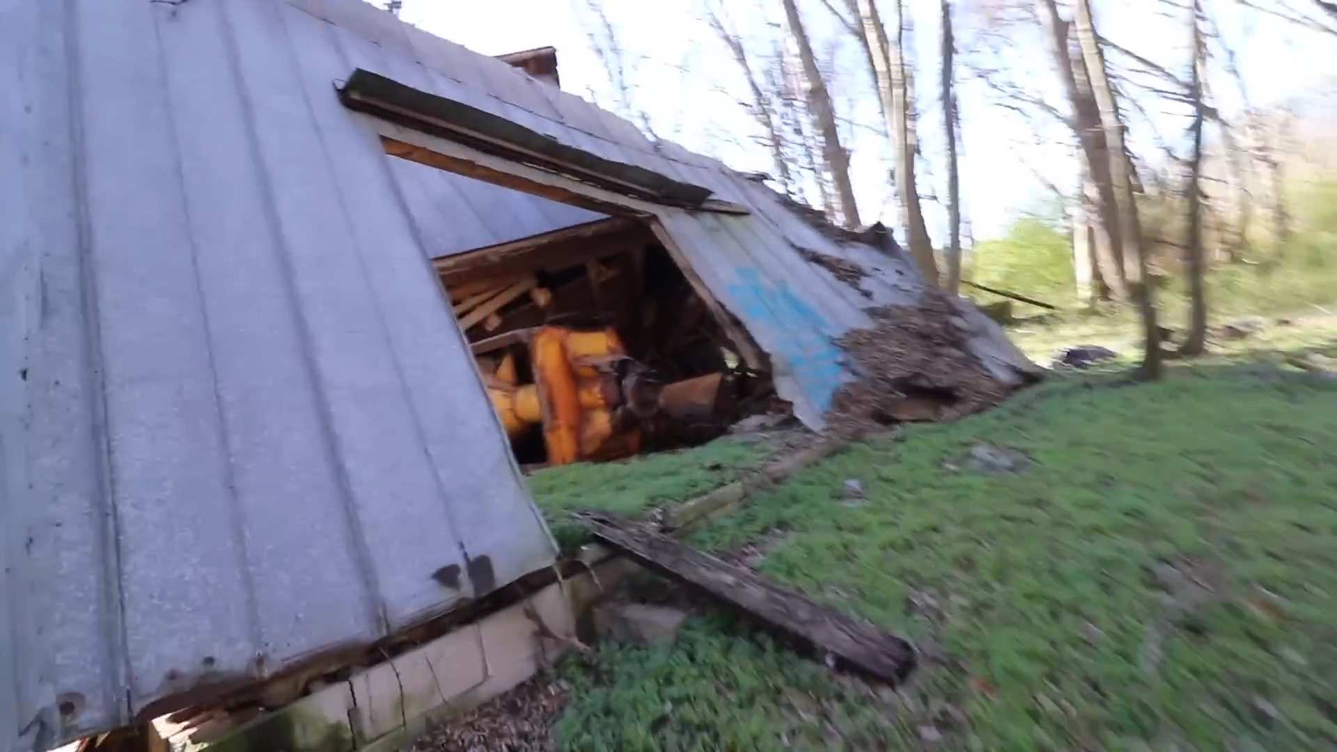 That shouldn’t have been there… - Inside the farmhouse