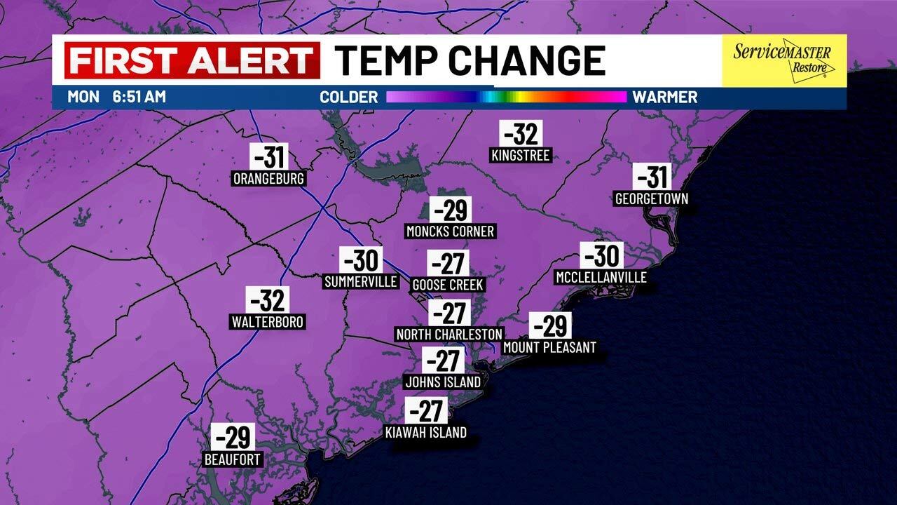 First alert: A quiet start before major weather pattern change this week