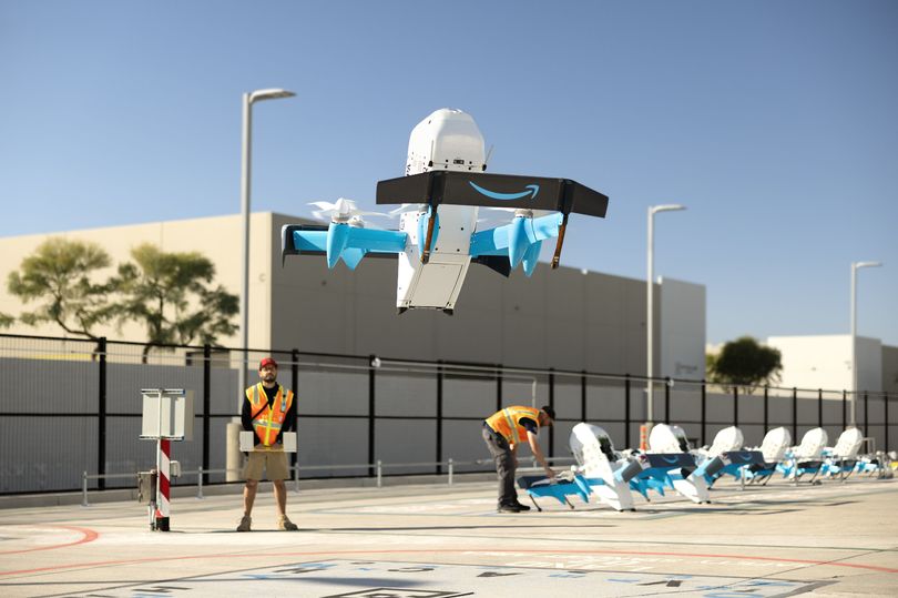 Amazon starts drone trial test flights in Darlington ahead of UK ...