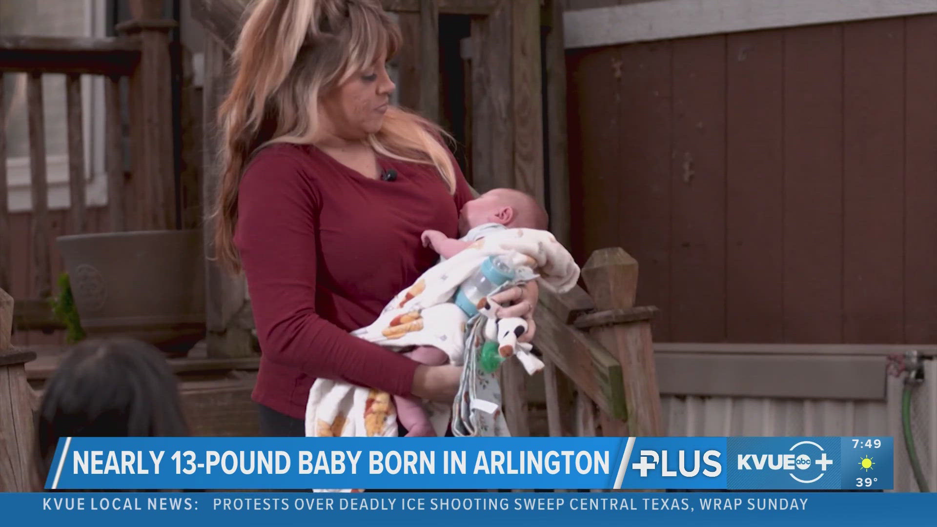 Nearly 13-pound baby born in Arlington, Texas