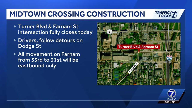 Construction ramps up in Midtown Crossing for the Omaha Streetcar project