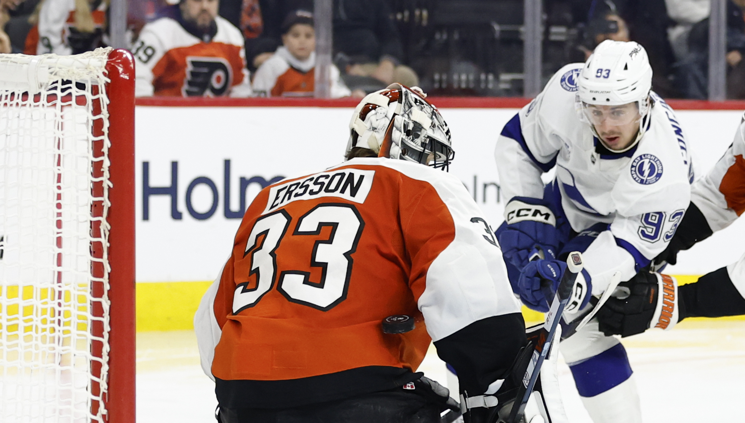 Flyers goalie Sam Ersson tries to shake off 'embarrassing' effort ...