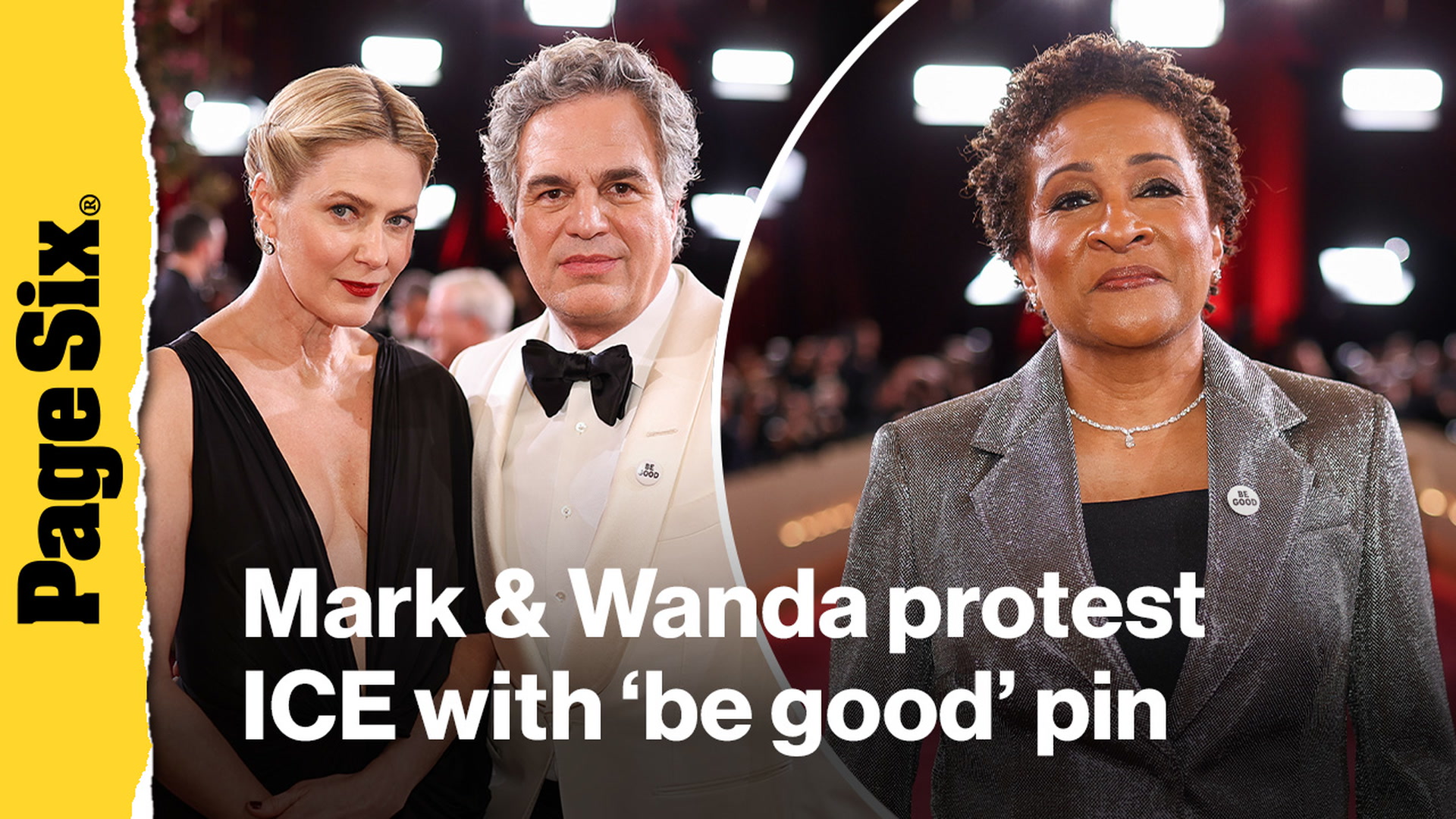 Mark Ruffalo, Wanda Sykes, Jean Smart make anti-ICE statement at 2026 ...