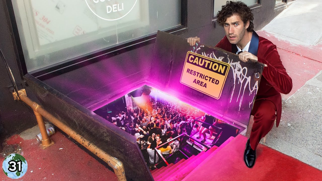 You need a key - a secret sushi restaurant behind a locked door