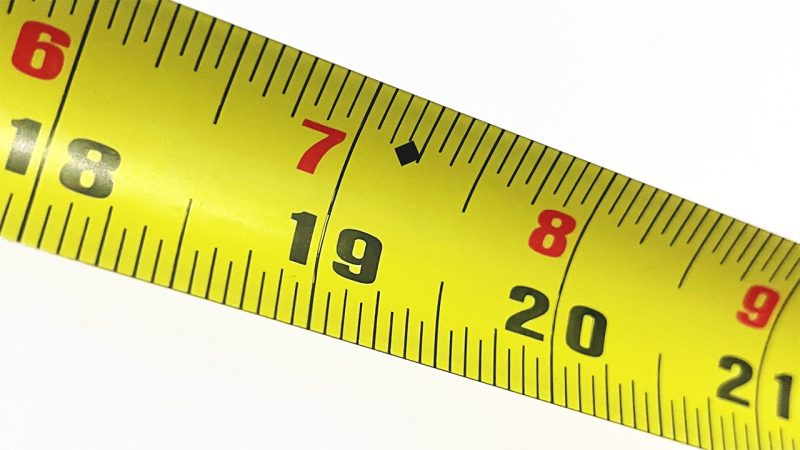 Why is there a black diamond on my tape measure, and what does it mean?
